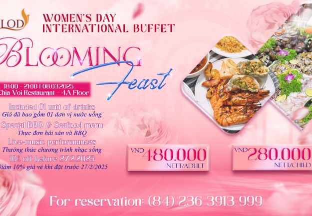 BLOOMING FEAST - WOMEN'S DAY INTERNATIONAL BUFFET DINNER